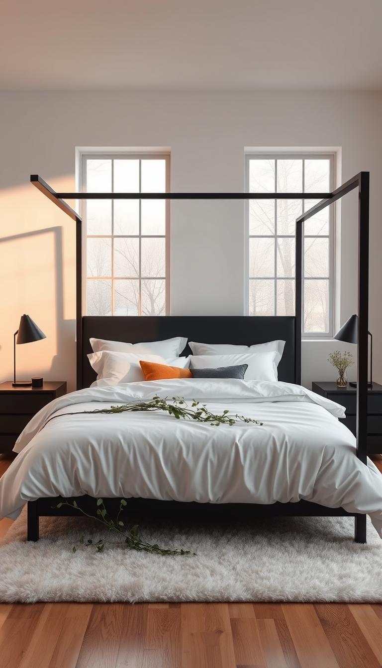 13 Black Bed Frame Bedroom Styles | My Home Dec