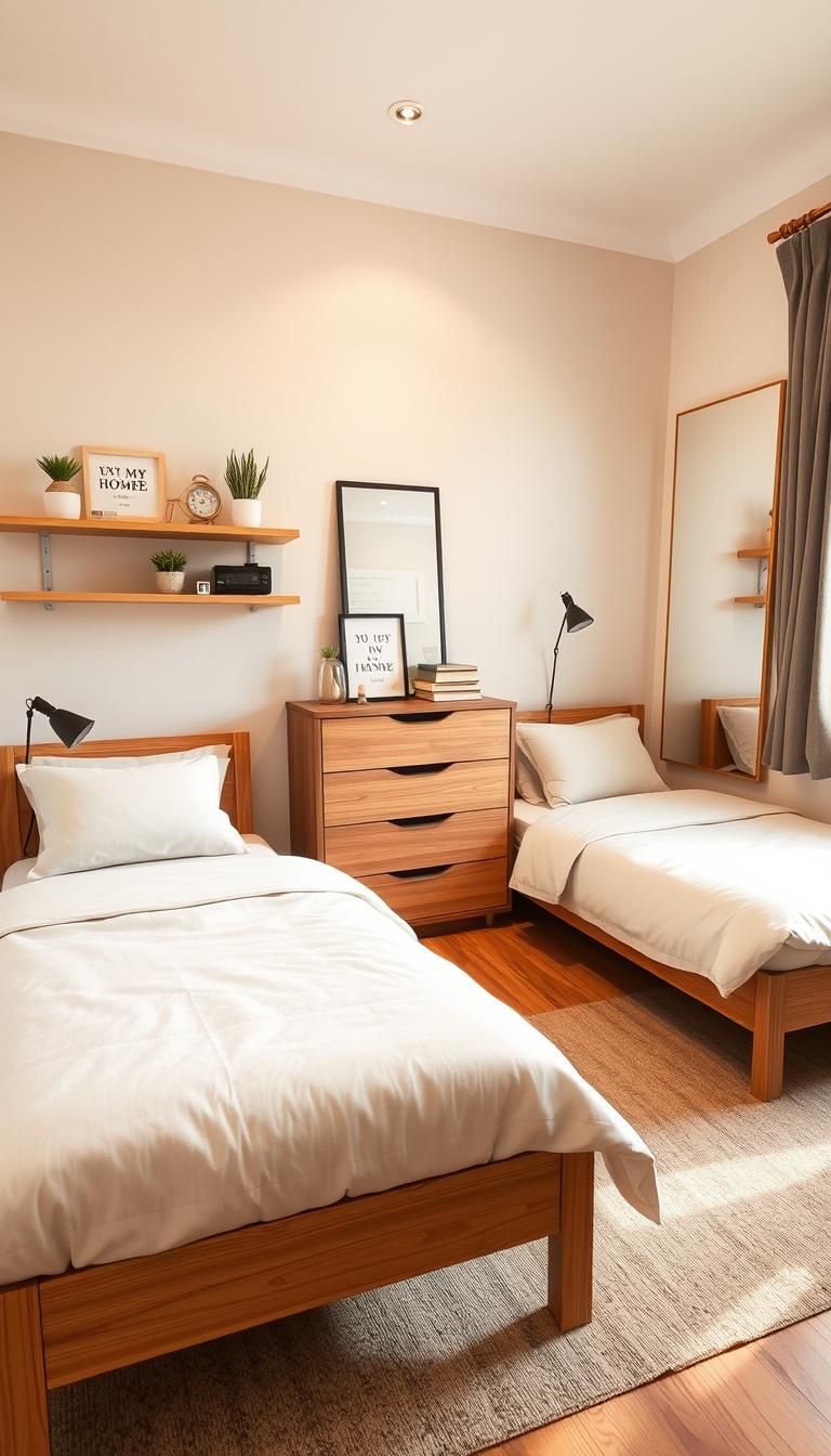 25 Twin Bedroom Ideas for Small Rooms | My Home Dec